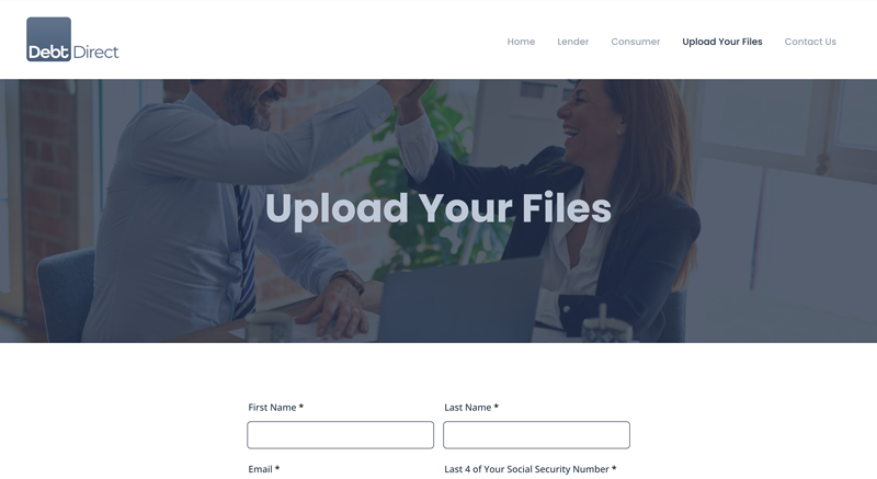 Upload Your Files | Debt Direct